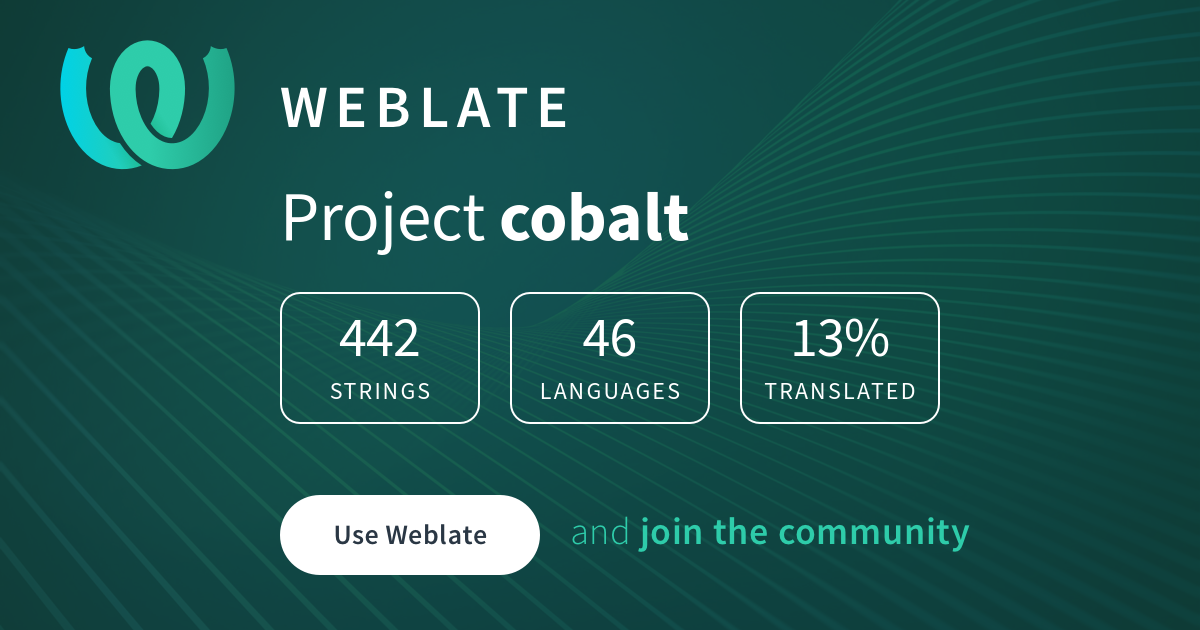 cobalt @ Weblate